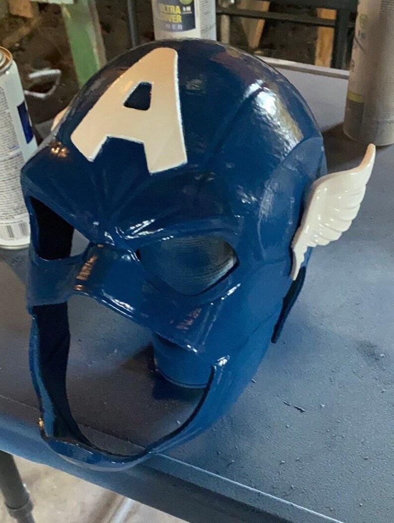 Captain America Display Cowl - Etsy