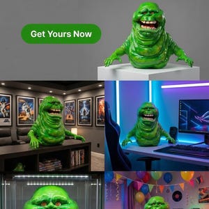 Realistic Ghostbusters Slimer Prop: 80s Movie Decor - Etsy