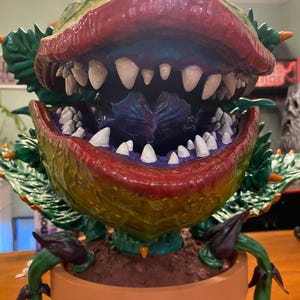 3D Printed Audrey II Replica - Little Shop of Horrors Fan Art (19 Inch ...