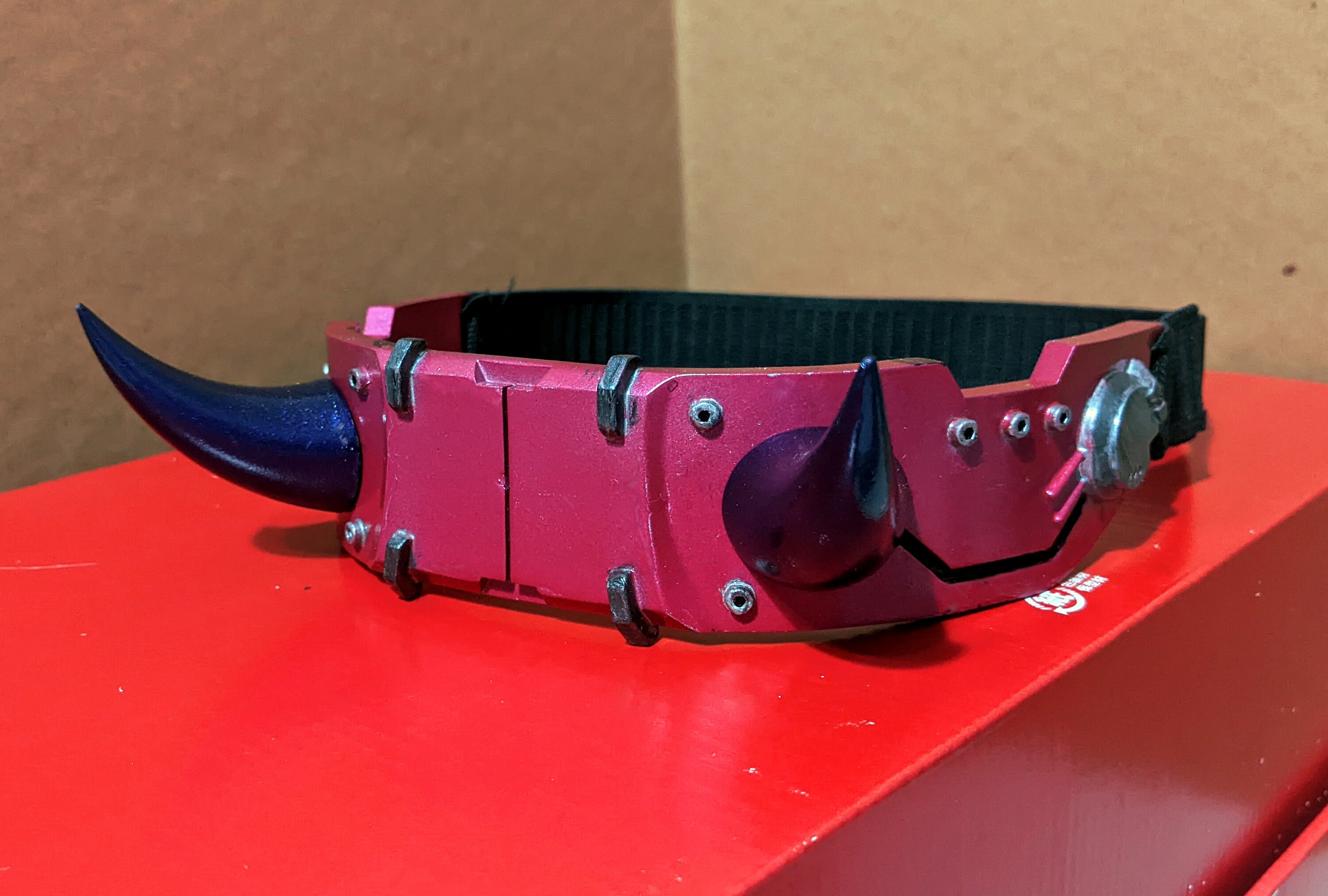 Cyber Oni Head Band | Etsy