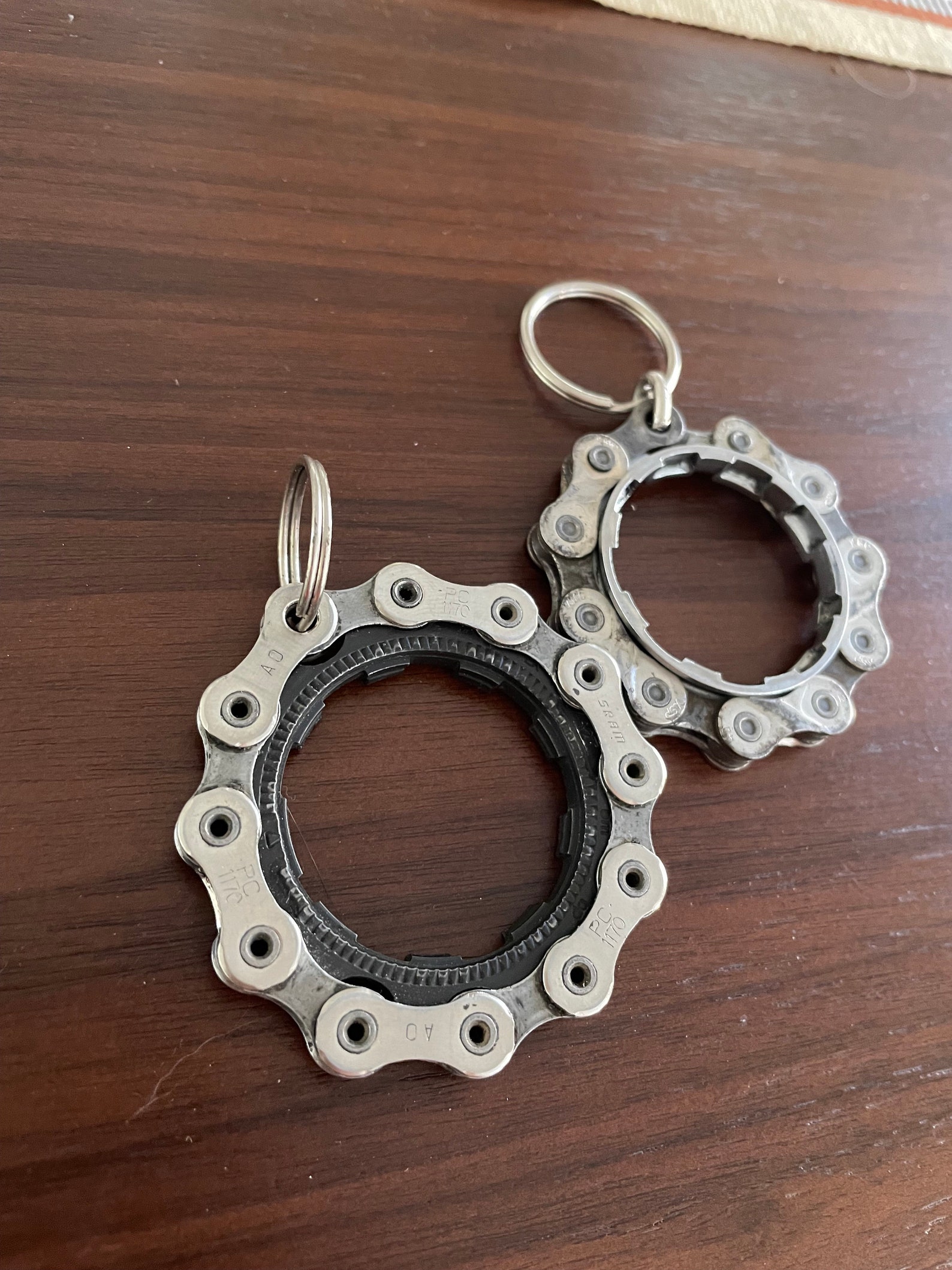 Keychain Made From Upcycled Bike Parts | Etsy