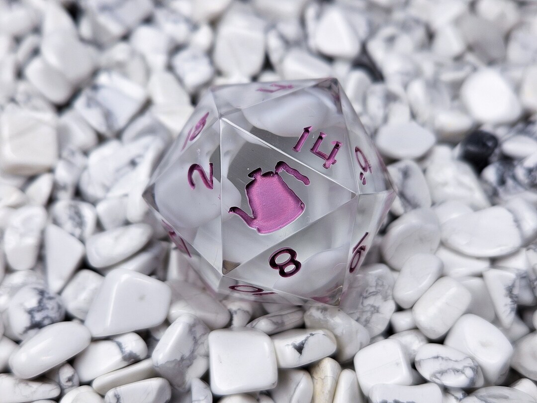 Cloud Busting, Oversized Chonk D20, Sharp Edge Polyhedral Dice Set ...