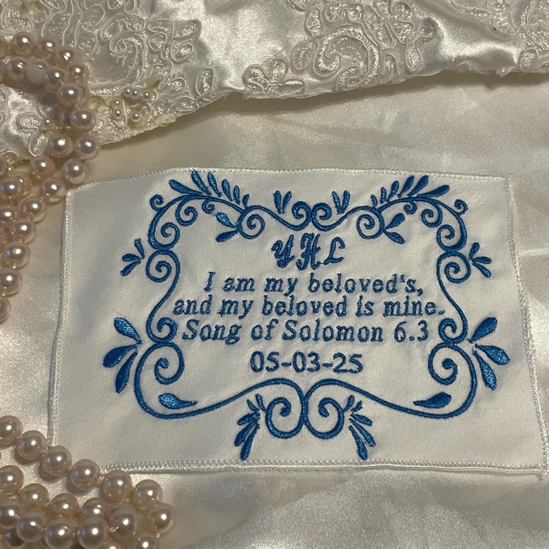 Wedding Dress Label - Etsy