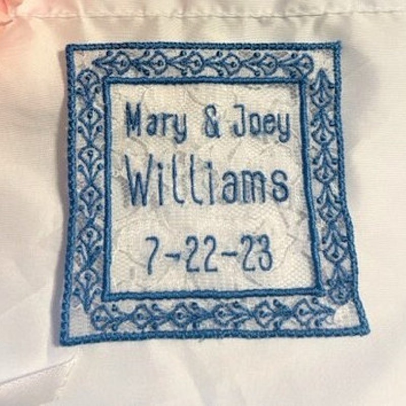 Wedding Dress Label - Etsy