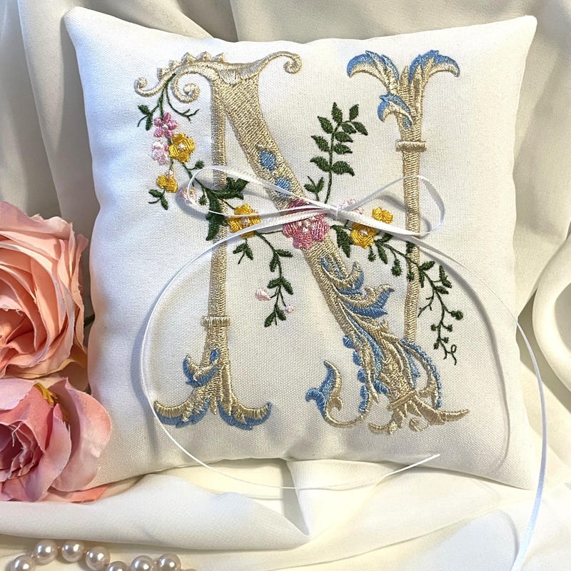 Monogram Bling Rings - Etsy