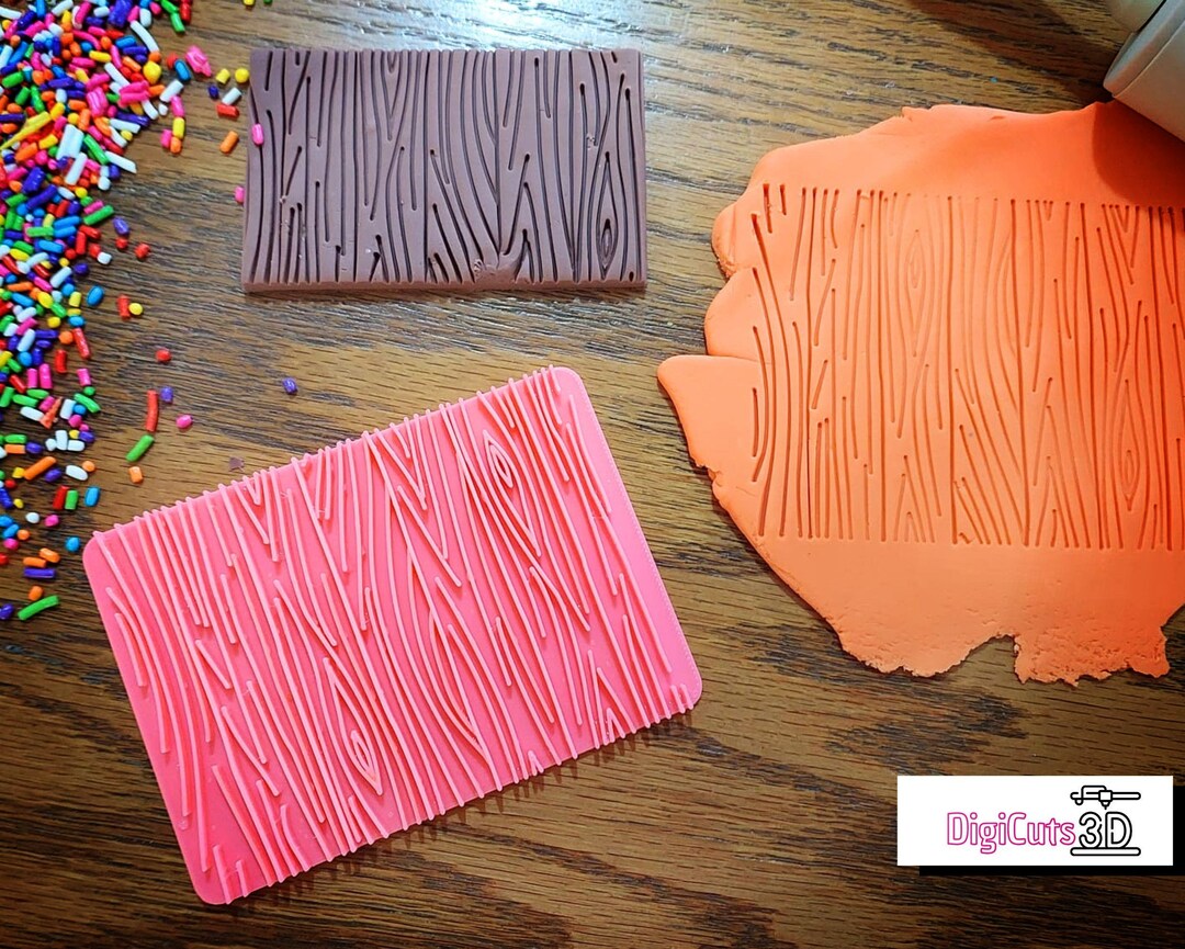 Stamp of Wood, Tree Trunk 7 X 10 Cms Plastic Marker 3D Printed for ...