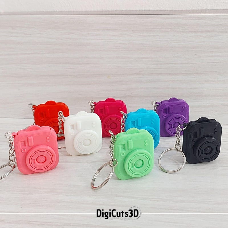 Mini Polaroid Keychain - Etsy