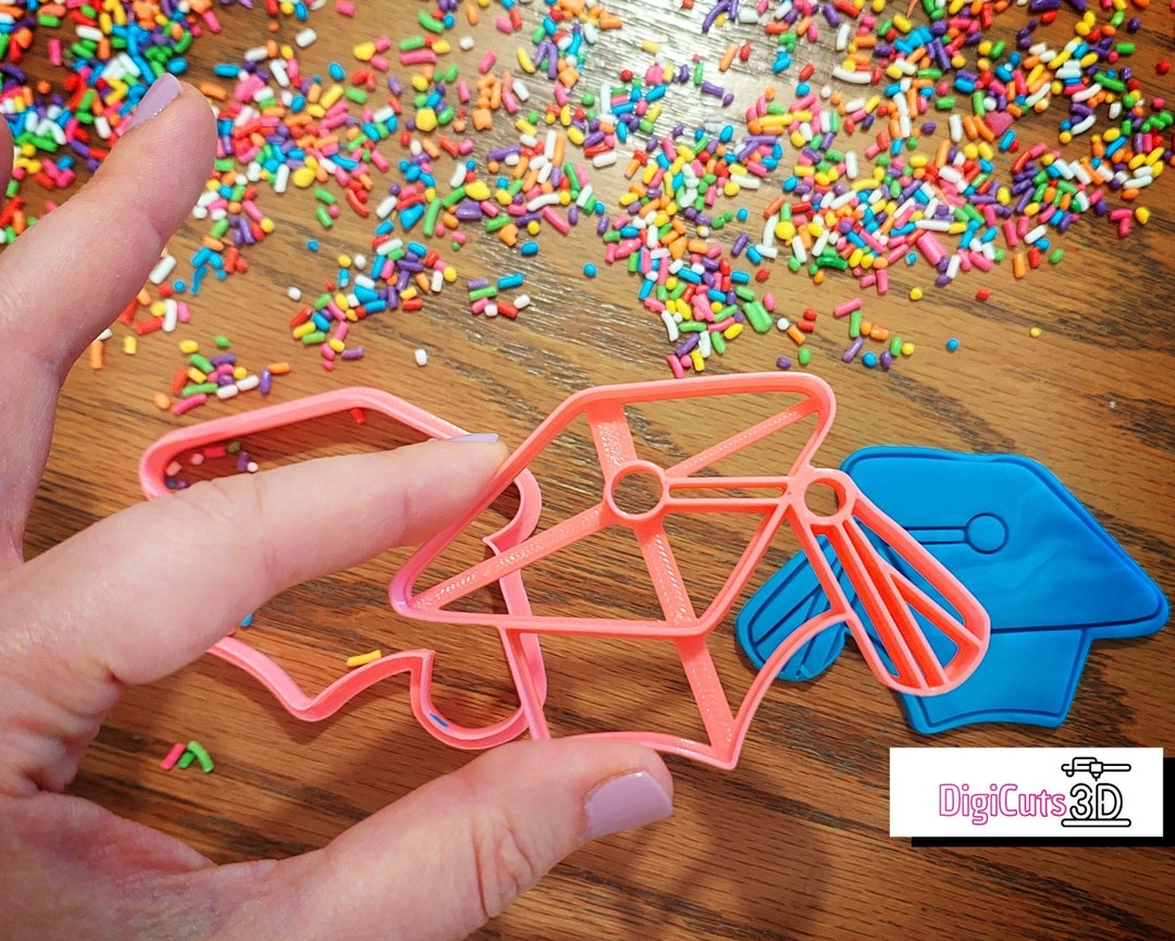 Graduation Cap Cookie Cutter 3D Printed Perfect for Graduation ...