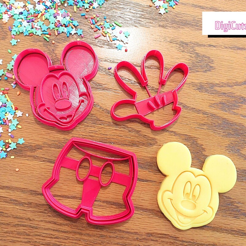 Mickey Mouse Cookie Cutter - Etsy