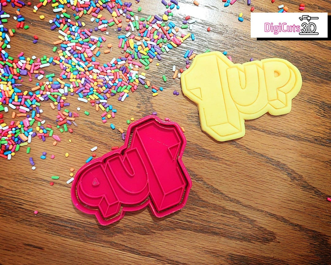 1UP Cookie Cutter Iconic Power-up Symbol 3D Printed for Gamer Baking - Etsy