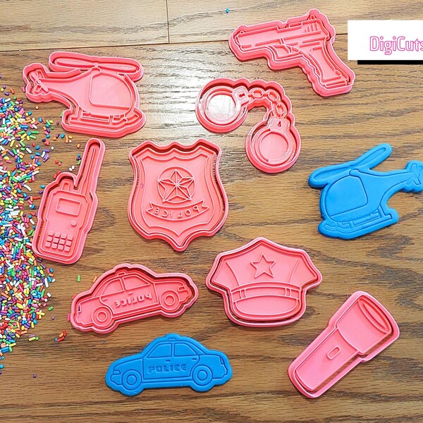 Police Car Cookies - Etsy