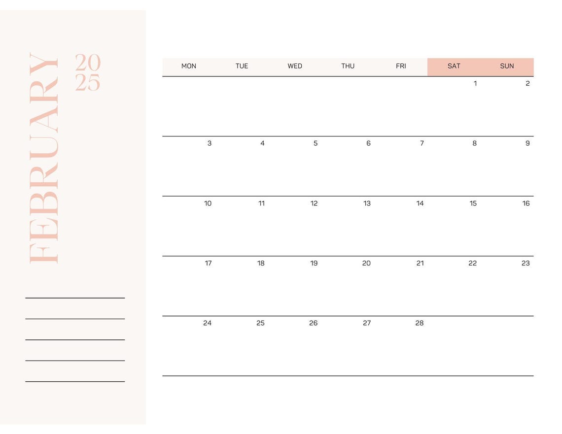 Zen Calendar 2025 - Etsy