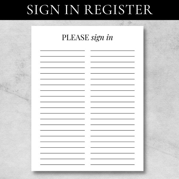 Please Register Sign - Etsy