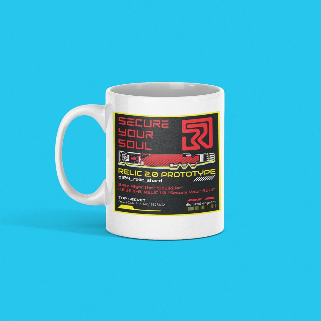 Soul Killer Mug, Cyberpunk 2077, Cyberpunk Mug, Gaming Mug, Gamer Mug ...