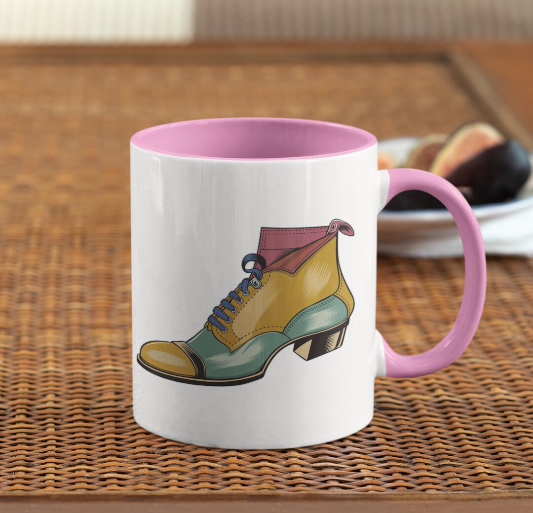 Antique Shoe Mug, Shoe Lover, Gift for Mom, Gift for Her, Mothers Day ...