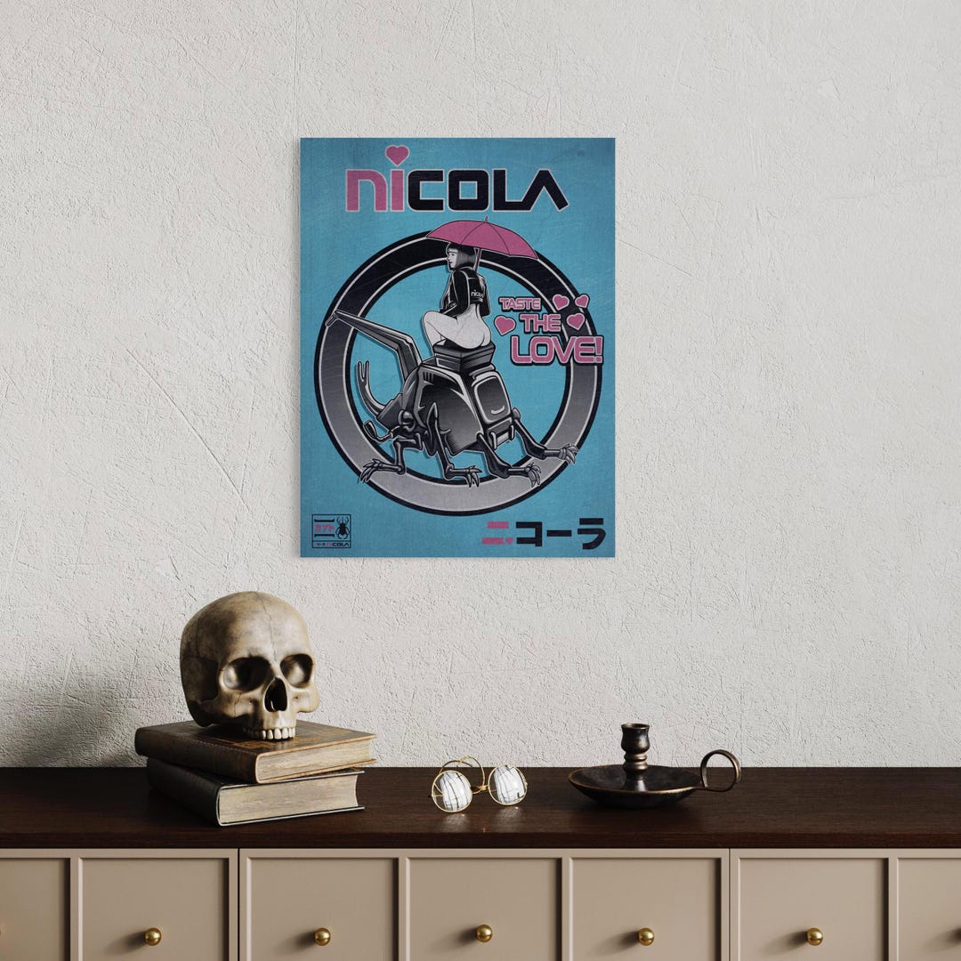 Nicola Poster, Taste the Love, Cyberpunk 2077, Cyberpunk 2077 Art ...
