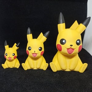 Pikachu Model Pokemon Figure - Etsy