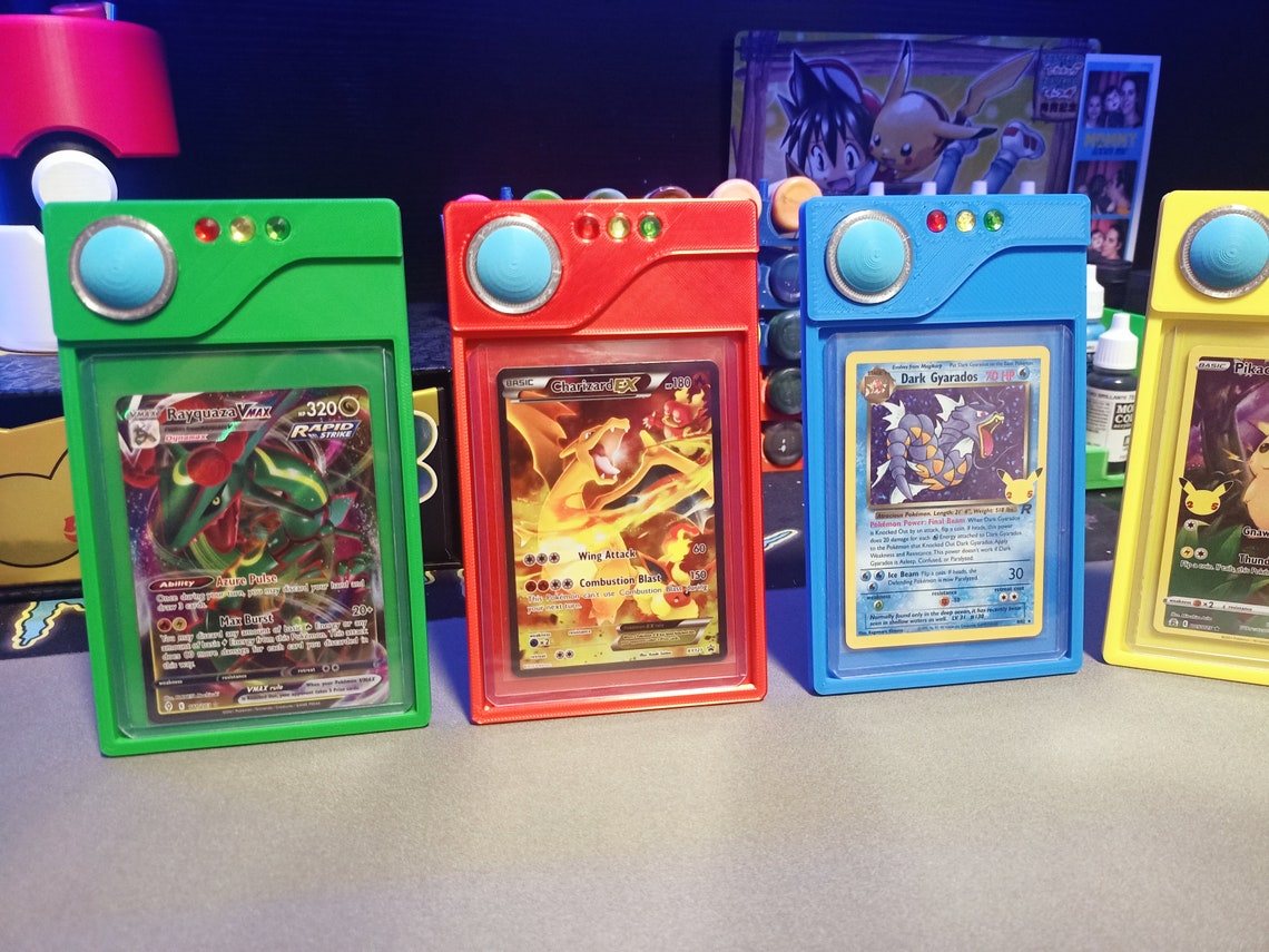Pokemon Card Stand Pokedex TCG Display - Etsy