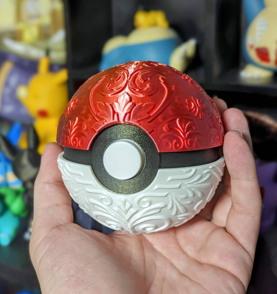 Ornamental Pokeball Display Model Jewellery Box Gift Container Pokemon ...