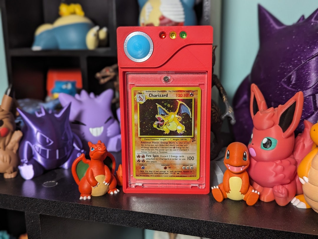 Pokémon Card Display Case Pokedex Stand for Magnetic Case - Etsy
