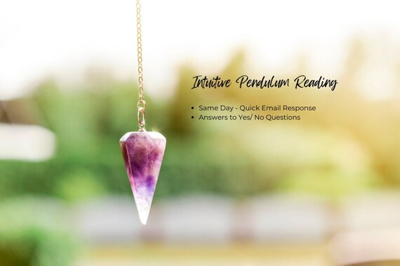 Intuitive Pendulum Reading Yes/no Answers Spiritual - Etsy