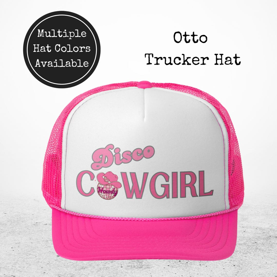 Disco Cowgirl Trucker Hat, Cowgirl Howdy Baseball Hat, Girls Night Out ...