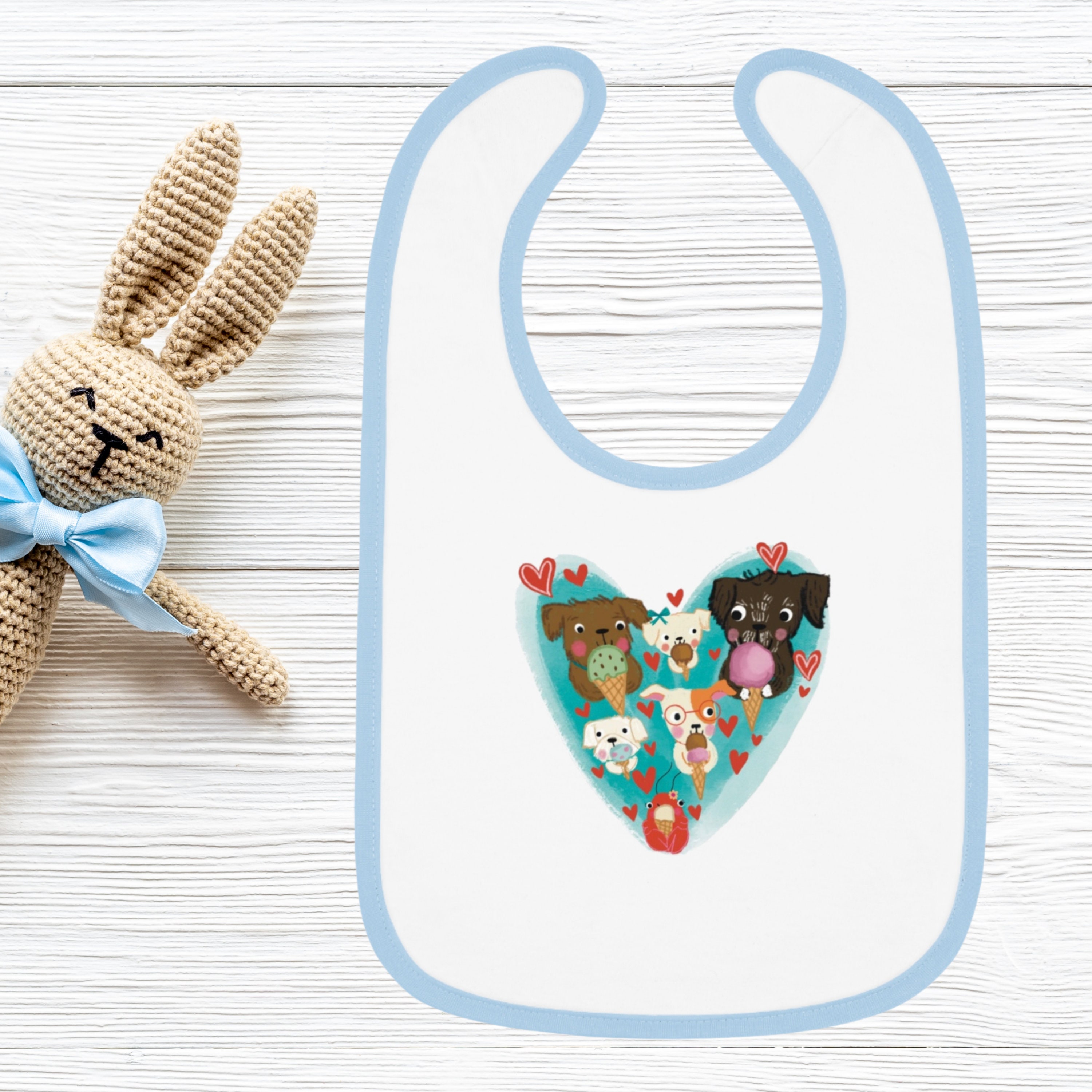 Baby Infant Cotton Jersey Bib, Exclusive Merch From Children's Book ...