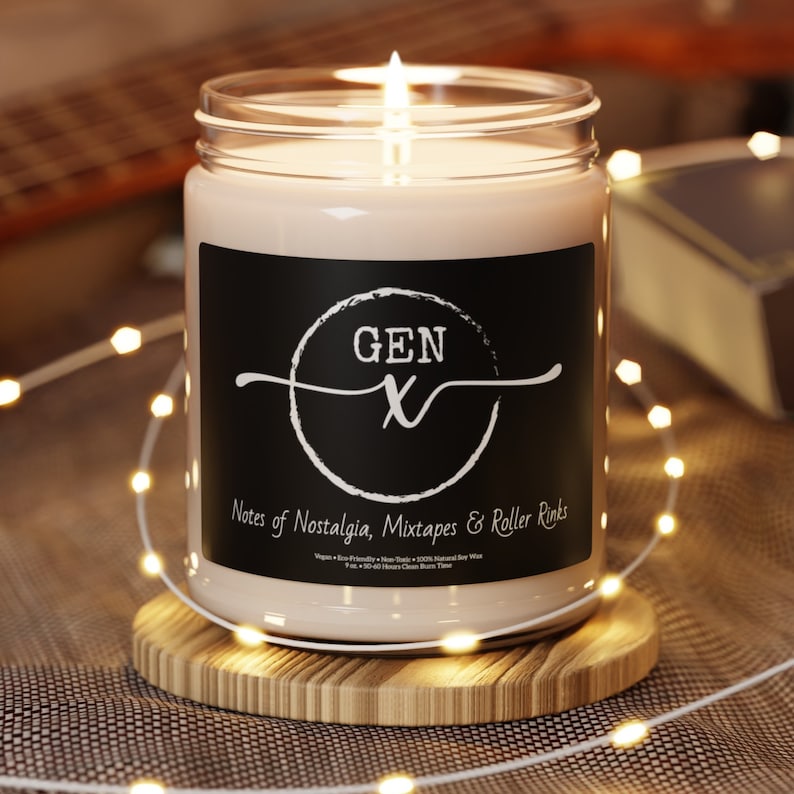Gen X Generation X Scented All Natural Clean Burning Soy Candle, 9oz ...