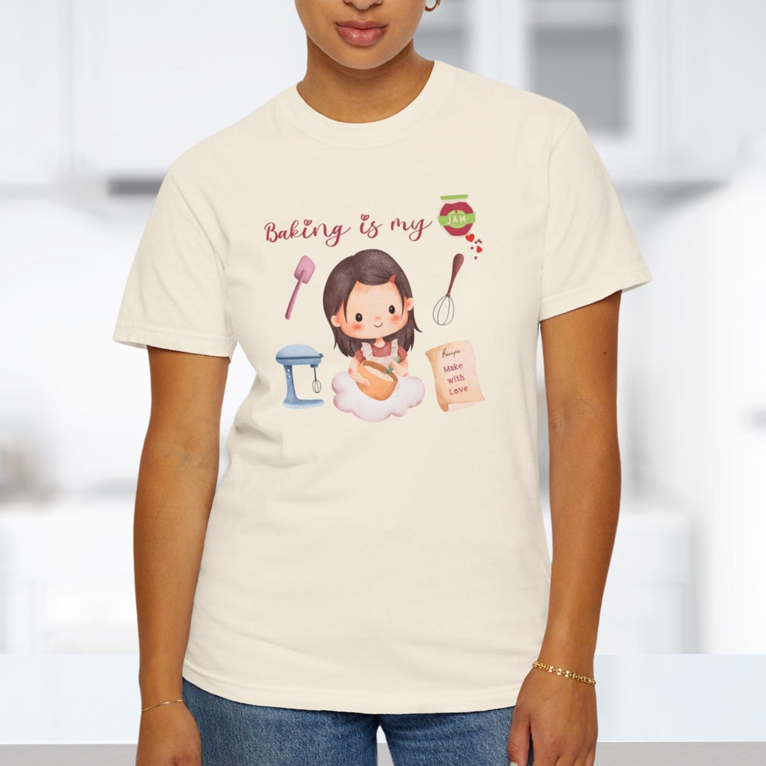 Cute Funny Baking Shirt, Comfort Colors T-shirt, Baking is My Jam, Gift ...