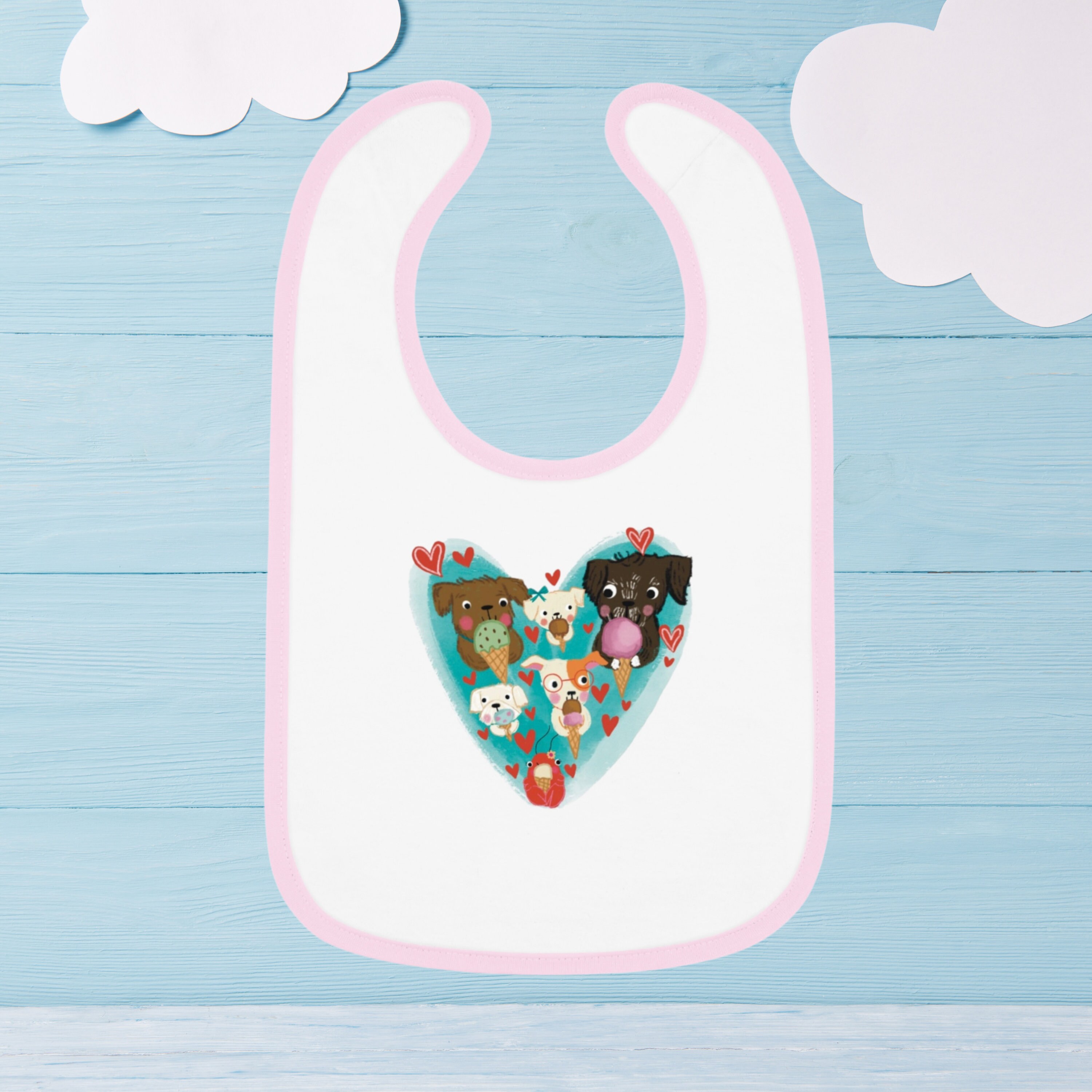 Baby Infant Cotton Jersey Bib, Exclusive Merch From Children's Book ...