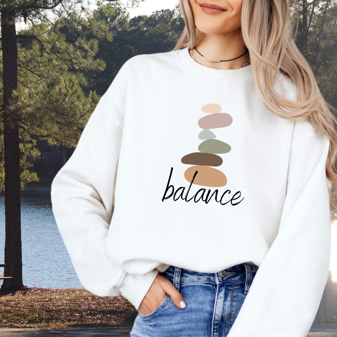 Balancing Stones Spiritual Manifestation Unisex Crewneck Sweatshirt ...