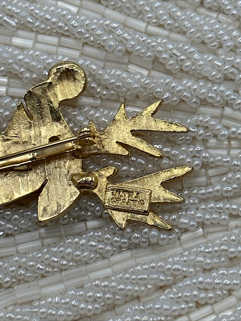 Vintage RARE Herringbone Ultra Craft Rudolph Brooch Pin #31 - Etsy