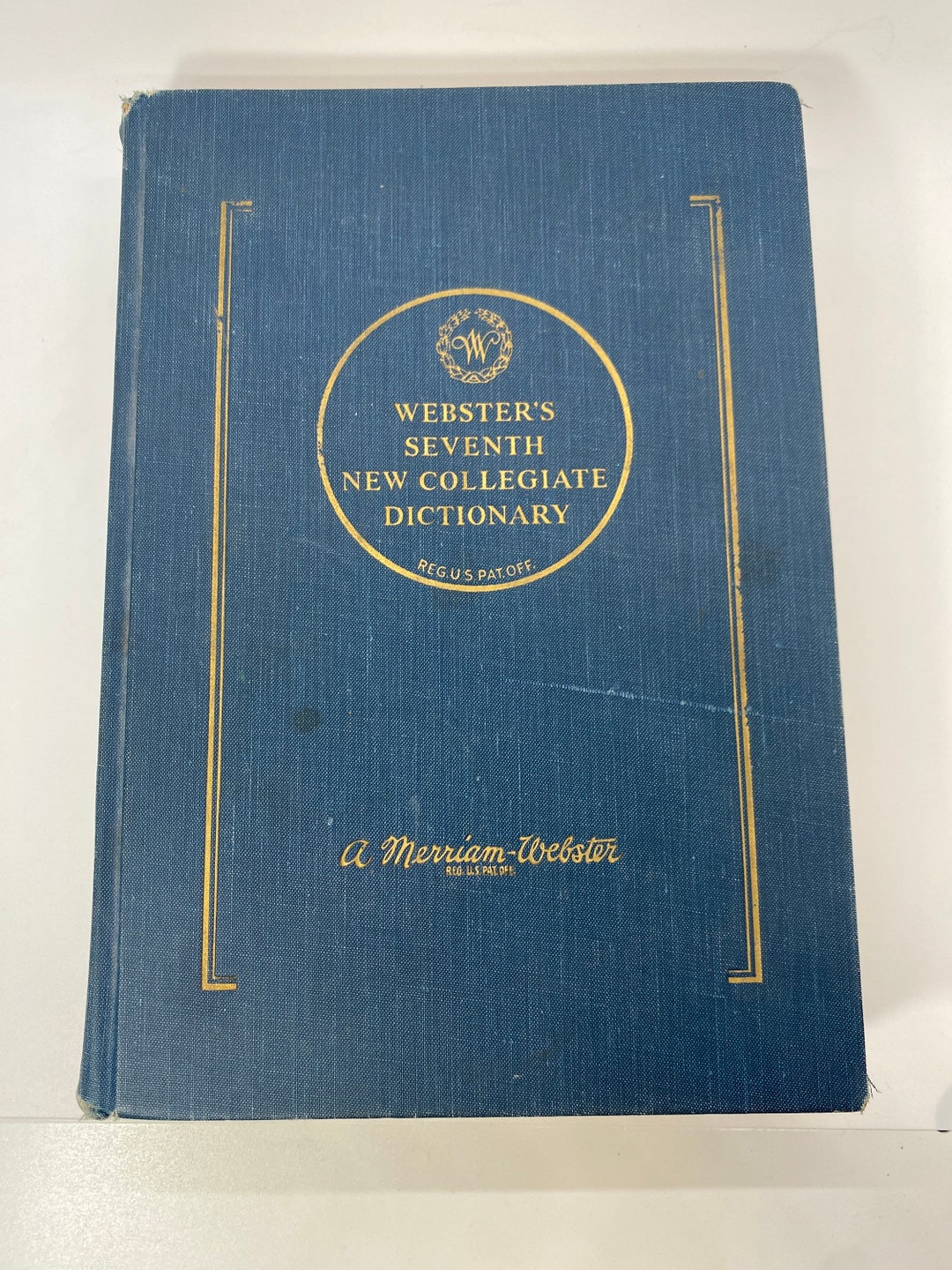 Vintage Webster Seventh New Collegiate Dictionary 1967 Hardcover #361 ...