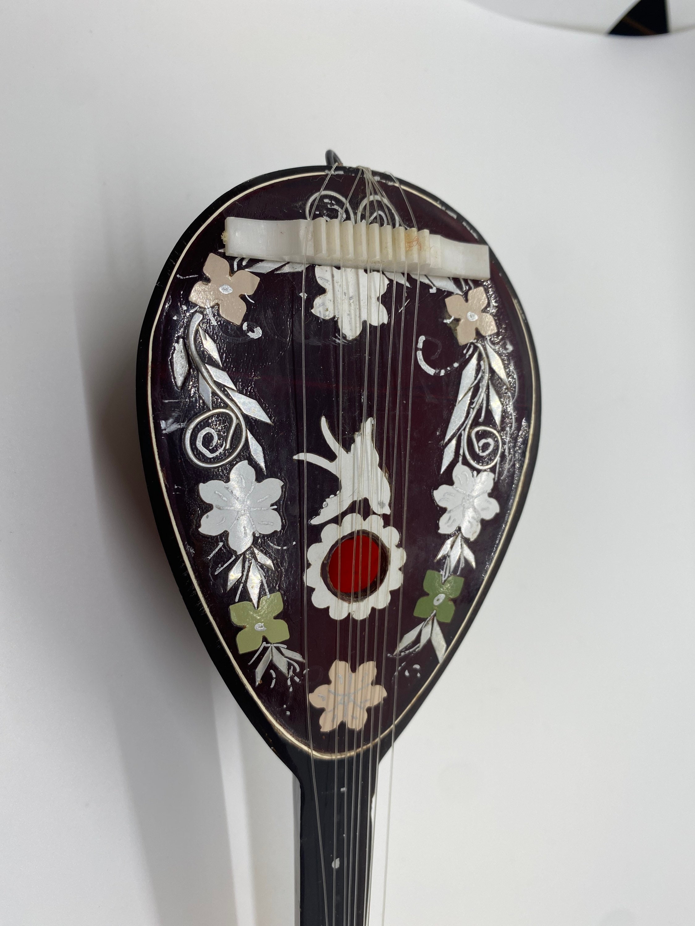 Details About Antique Inlaid Mandolin Music Box Bakelite #021 - Etsy