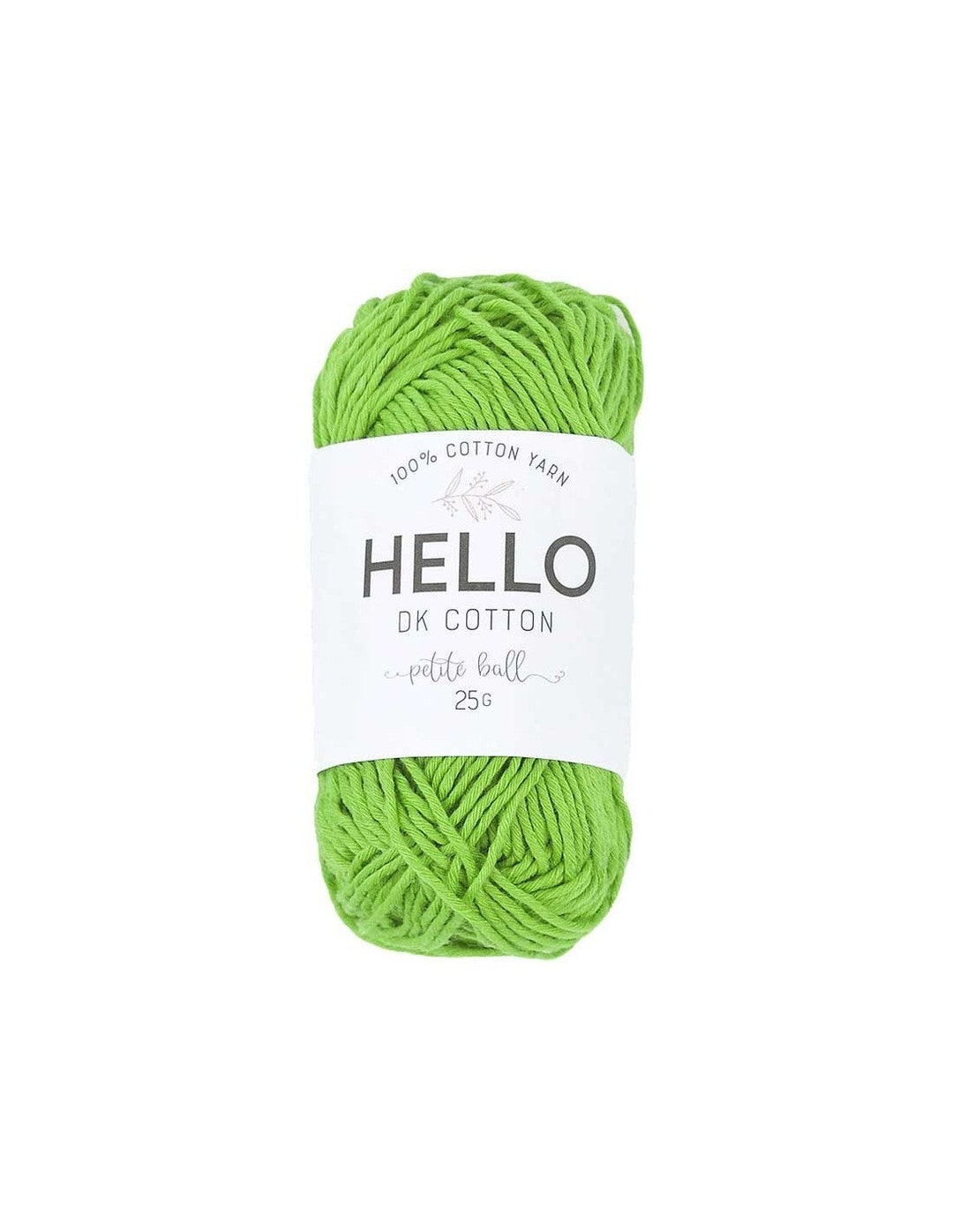 Hello DK Cotton Yarn, 100% Cotton, 25gr - Etsy