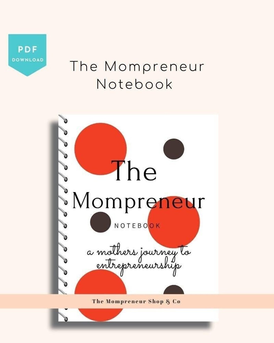 The Mompreneur Notebook- Business Mom Printable Notebook- Undated ...