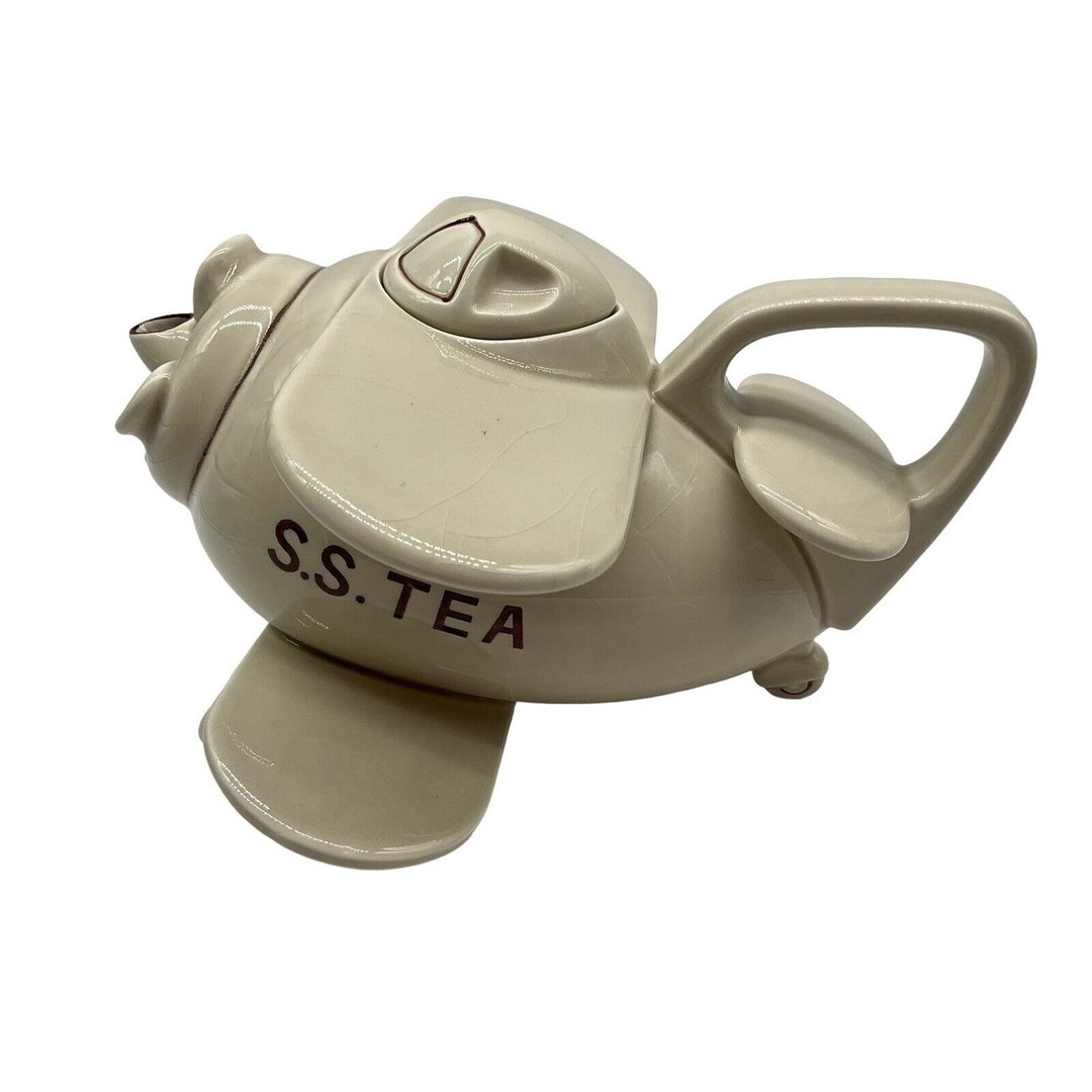 Fritz and Floyd SS Tea Pot Airplane Plane Teapot Collectible Vintage ...