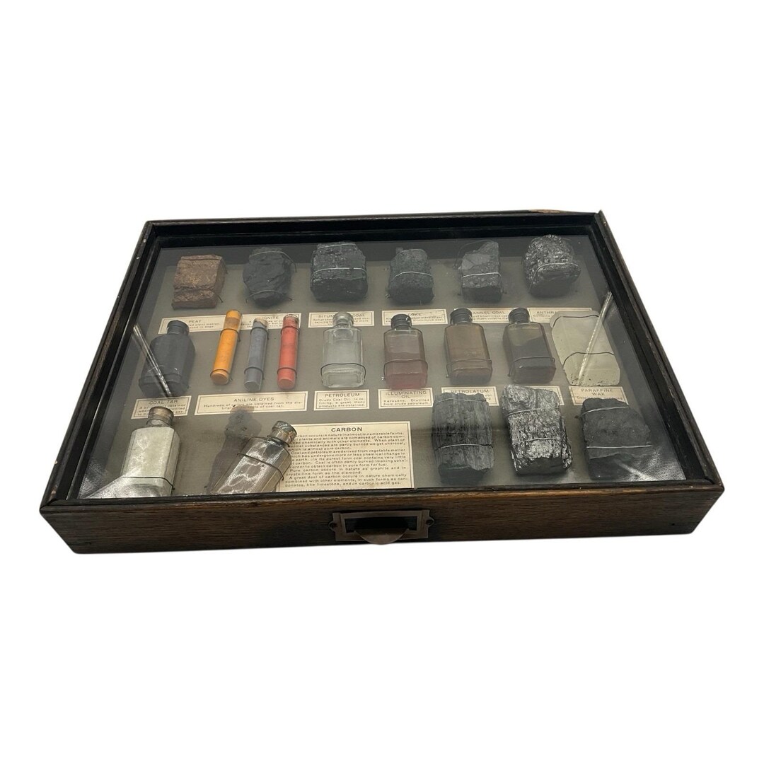 Antique Shadow Box Drawer Diorama CARBON Product Samples Philadelphia ...