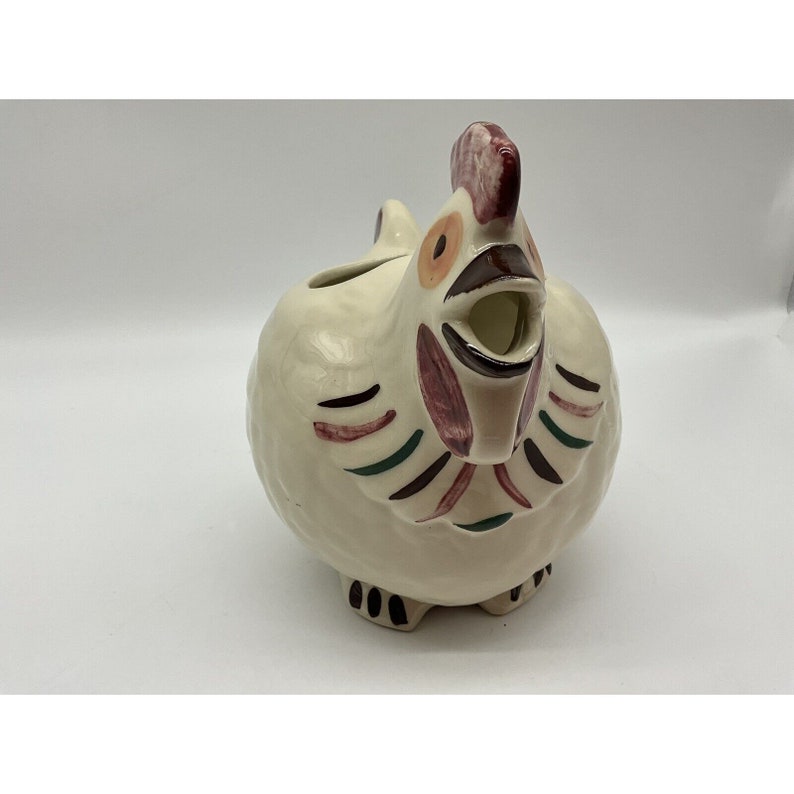 Vintage Shawnee Chanticleer Figural Chicken Pitcher MCM Collectible ...