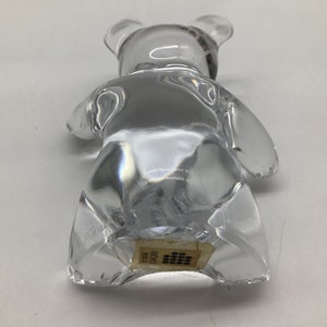Daum Crystal Bear Figurine, Signed - Etsy