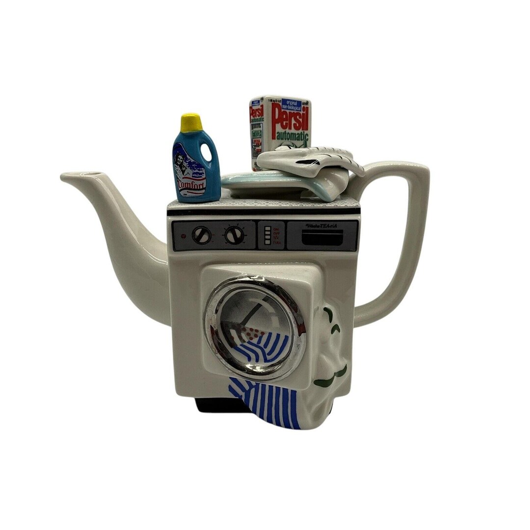 Paul Cardew Washing Machine Teapot Made in England Vintage 1980s ...