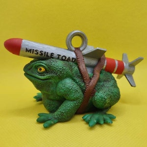 Painted Missile Toad - Etsy