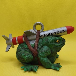 Painted Missile Toad - Etsy