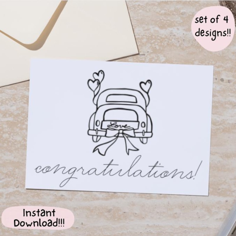 Card Designs for Wedding - Etsy