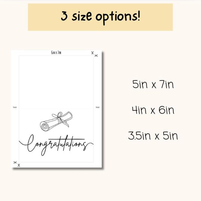 Printable Graduation Card, Congratulations Graduate, Graduation Card ...