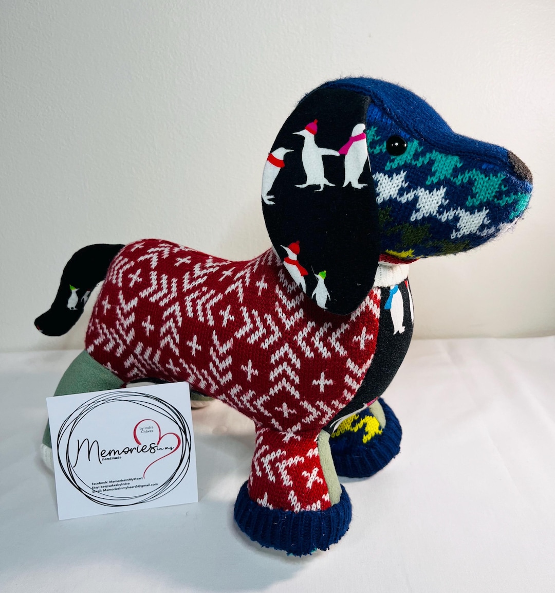 Memory Dog Digger and Dixie Dachshund (funky Friends Factory Pattern ...