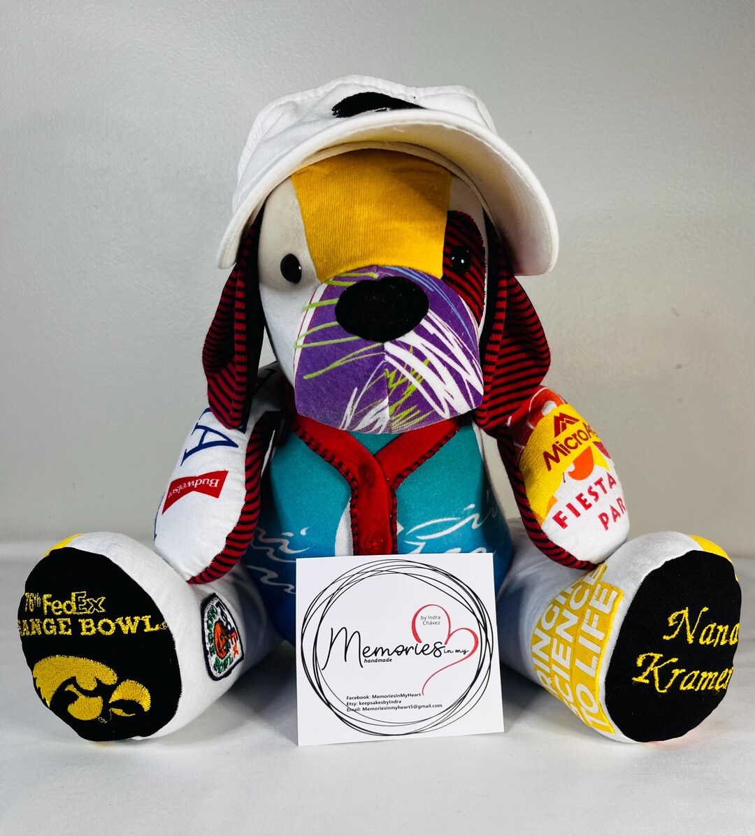 Memory Kip the Keepsake Dog 12” (funky Friends Factory) - Etsy