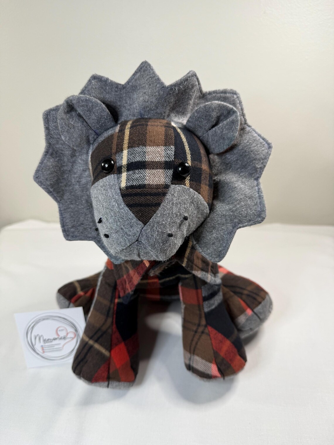 Memory Lion Larry Lion Toy (funky Friends Factory Pattern) - Etsy