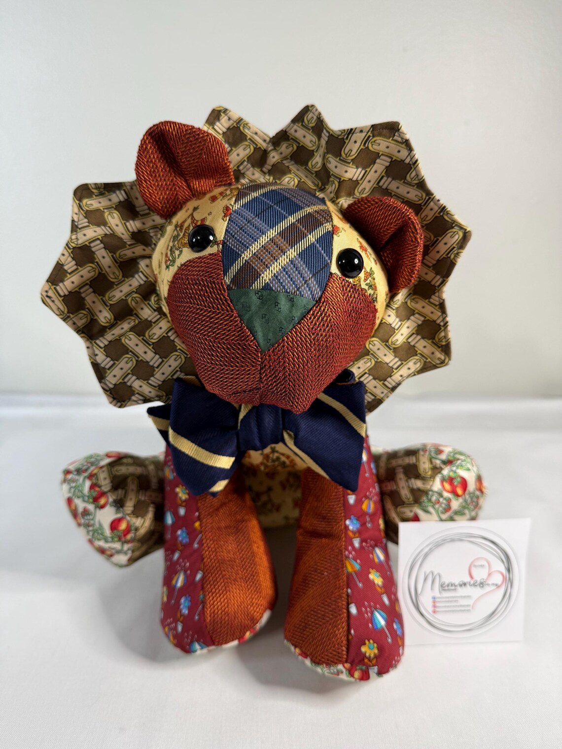 Memory Lion Larry Lion Toy (funky Friends Factory Pattern) - Etsy