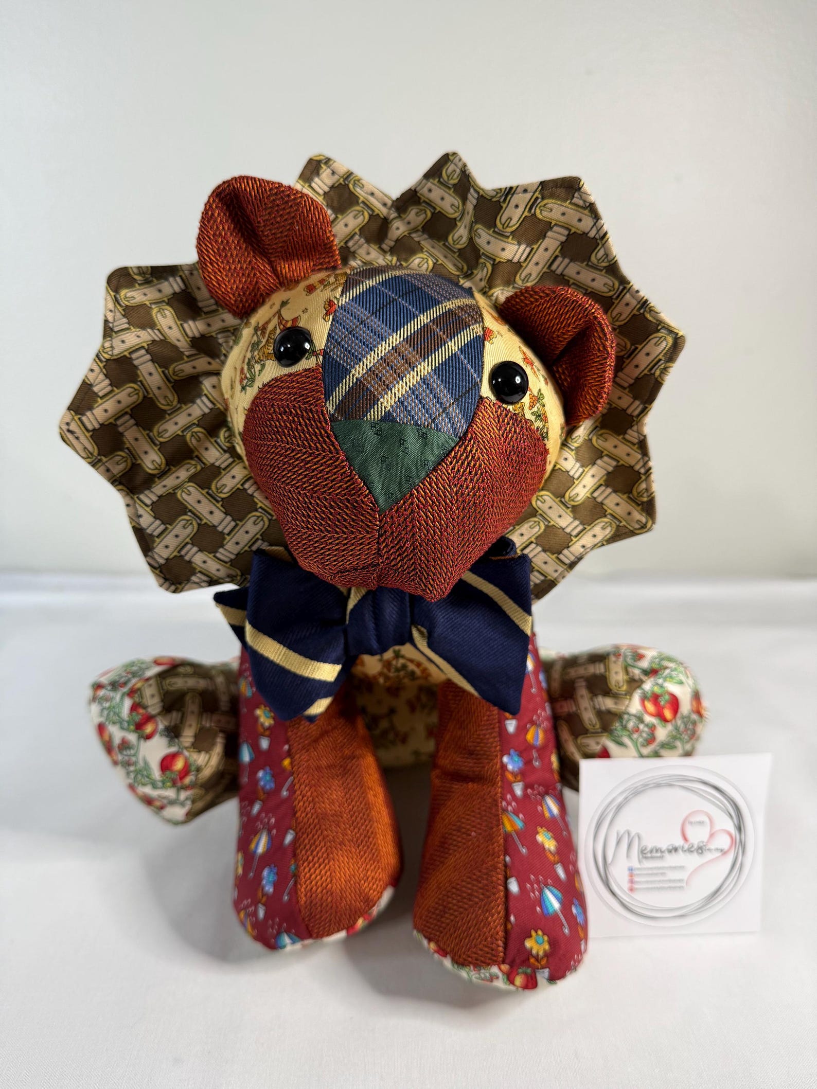 Memory Lion Larry Lion Toy (funky Friends Factory Pattern) - Etsy